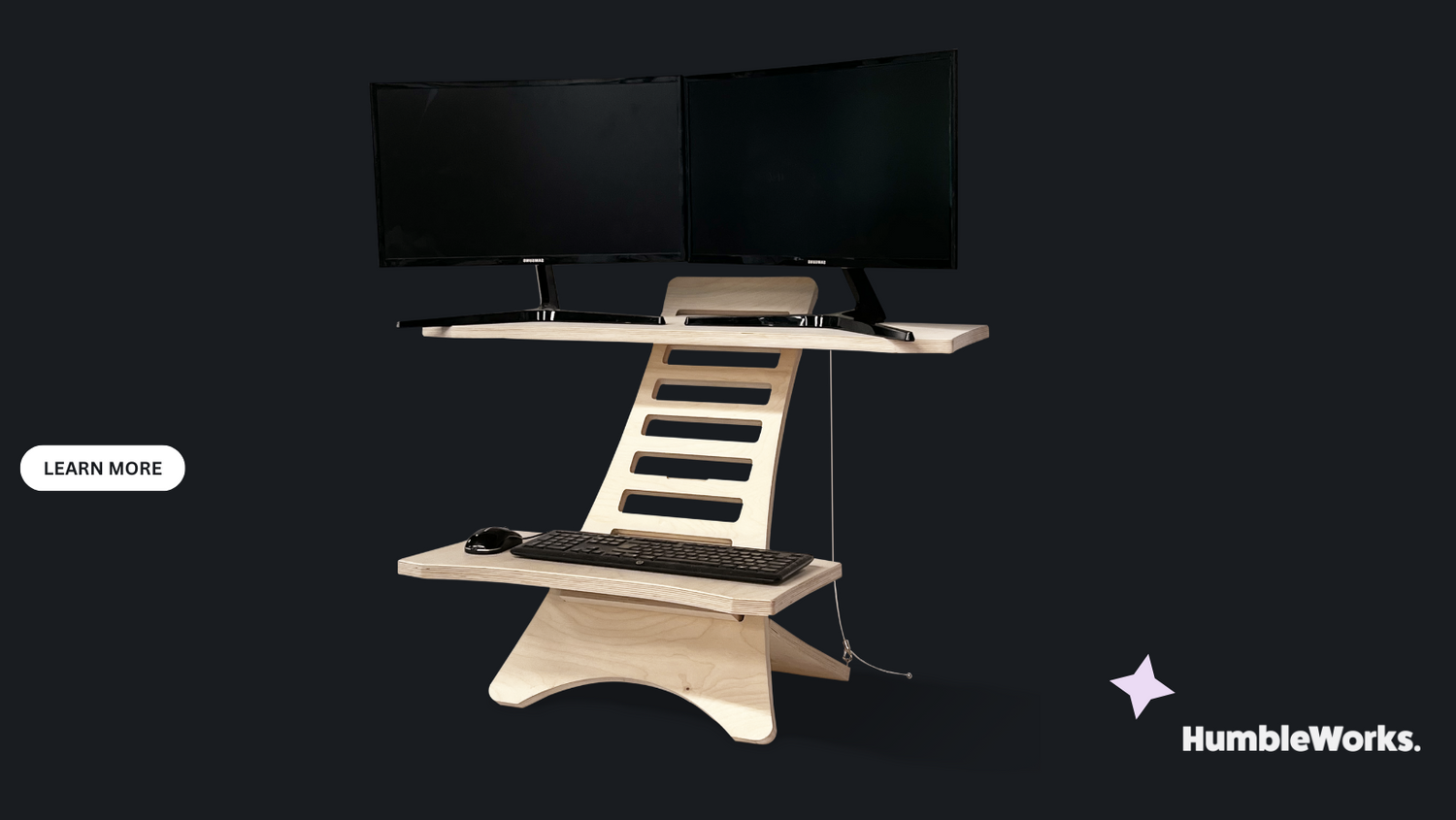 Make Any Desk a Standing Desk with HumbleWorks – HumbleWorks.